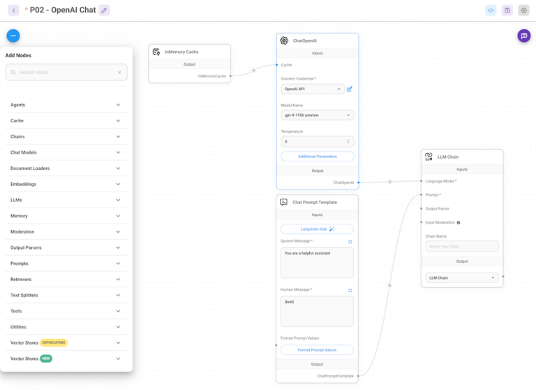 Flowise & Langflow - generative KI-Tools ohne Code-Skills erstellen ...