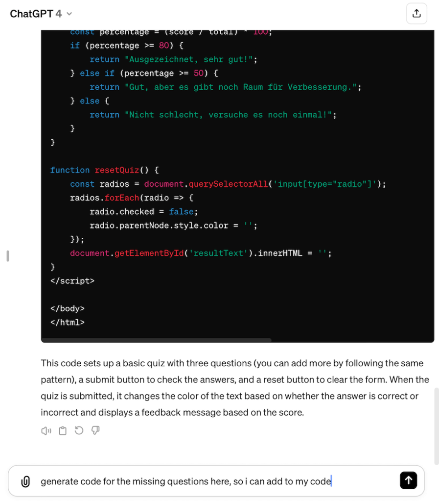 Interaktiver Content: Quiz mit ChatGPT erstellen - ai-rockstars.de