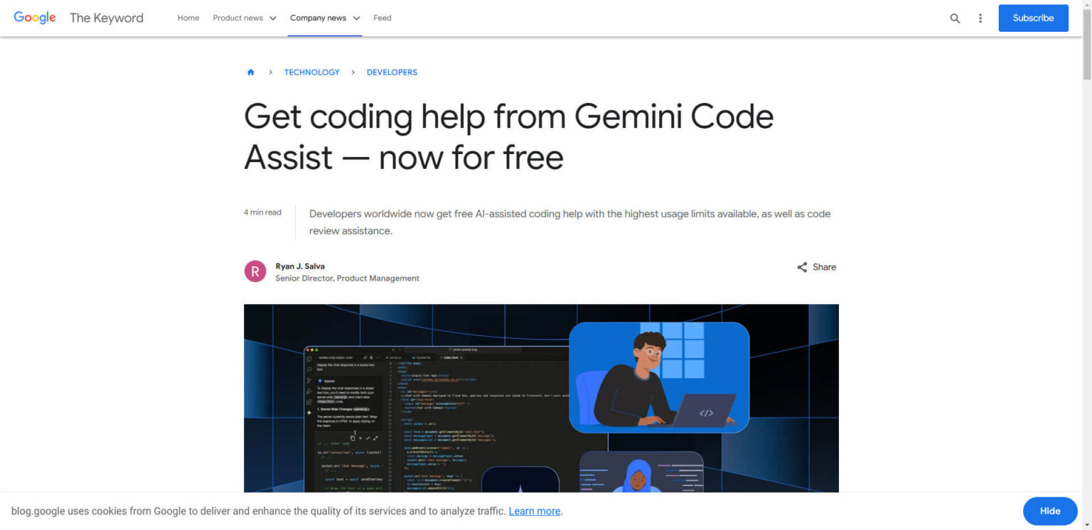 Google's Gemini Code Assist: KI-gestützte Softwareentwicklung für alle ...