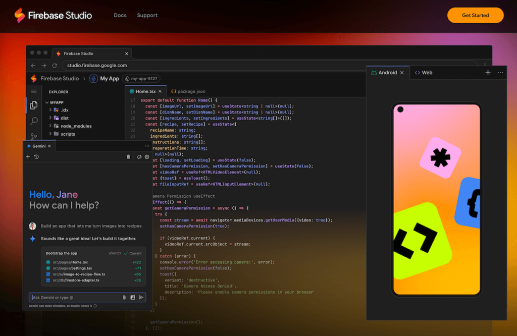 Google Firebase Studio: Mobile Apps per Chat erstellen - ai-rockstars.de